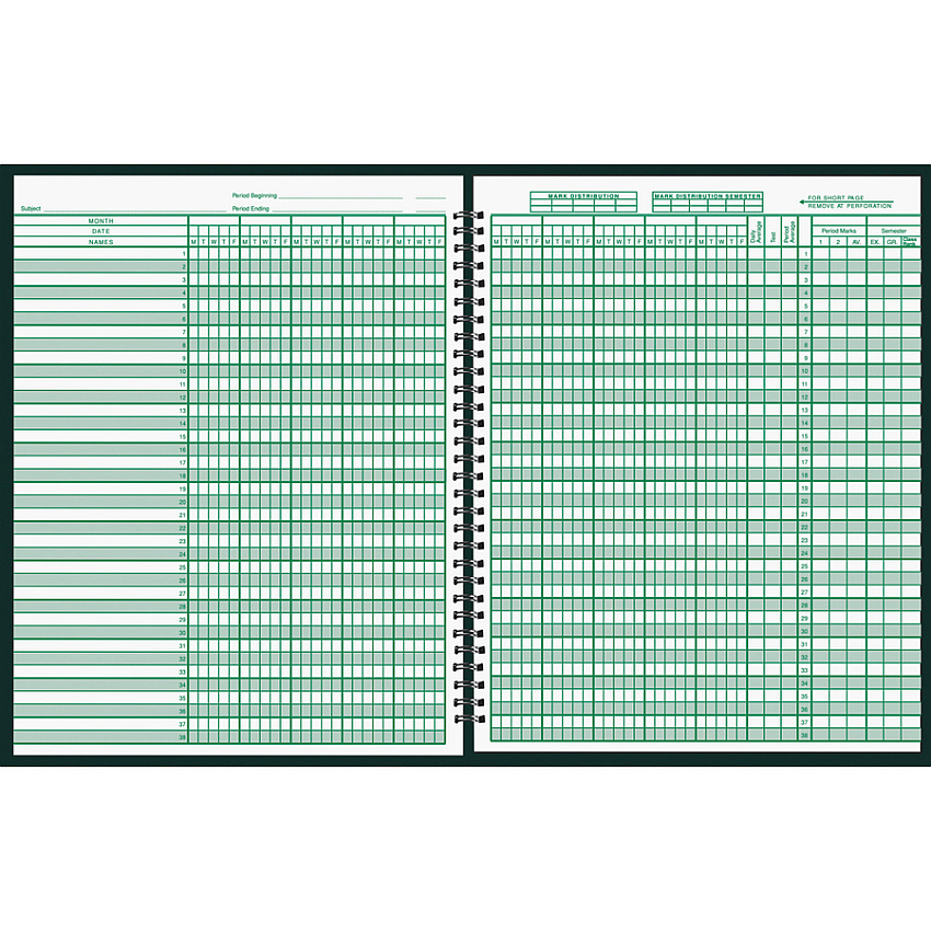 Ward Teacher's 9-10 Week Class Record Book (HUB910L)