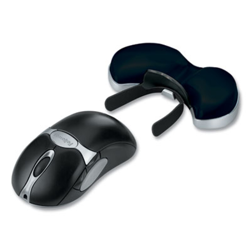 Fellowes Gel Gliding Palm Support with Mouse Pad, 9 x 11, Black ...