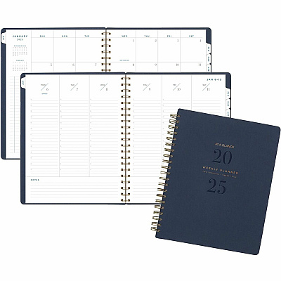 AT-A-GLANCE Signature Large Weekly/Monthly Planner (YP90520 ...