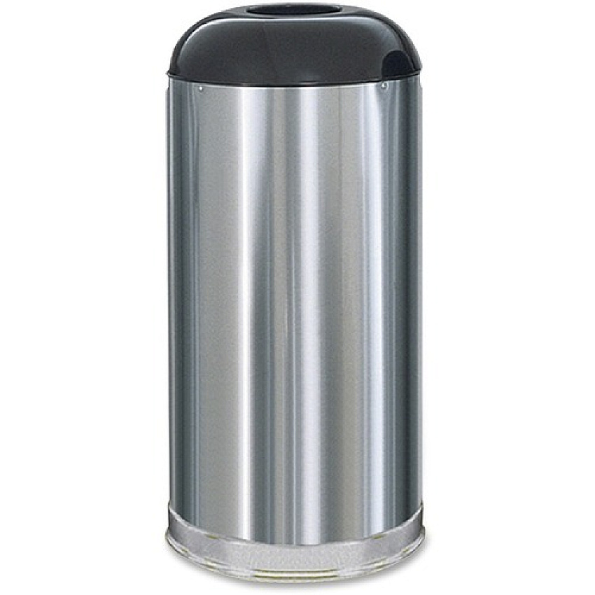 Rubbermaid Commercial Round Top 15-Gallon Waste Container (R32SSSGL)