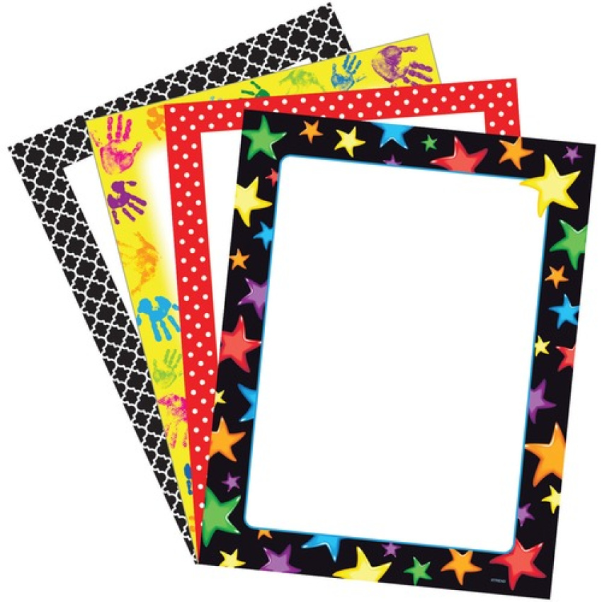 TREND Playful Patterns Border Design Paper Pack (TEPT11920)