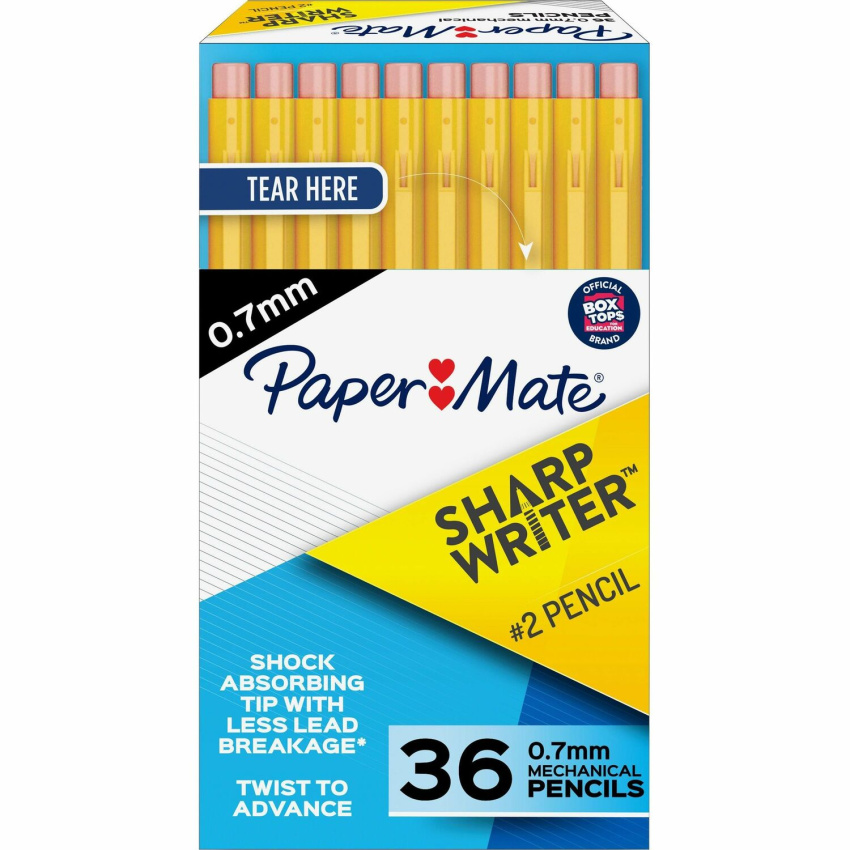 Paper Mate SharpWriter Mechanical Pencils, 0.7mm, HB #2 led (1921221C)