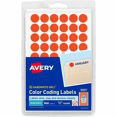 Avery Color-Coding Labels (AVE05051)