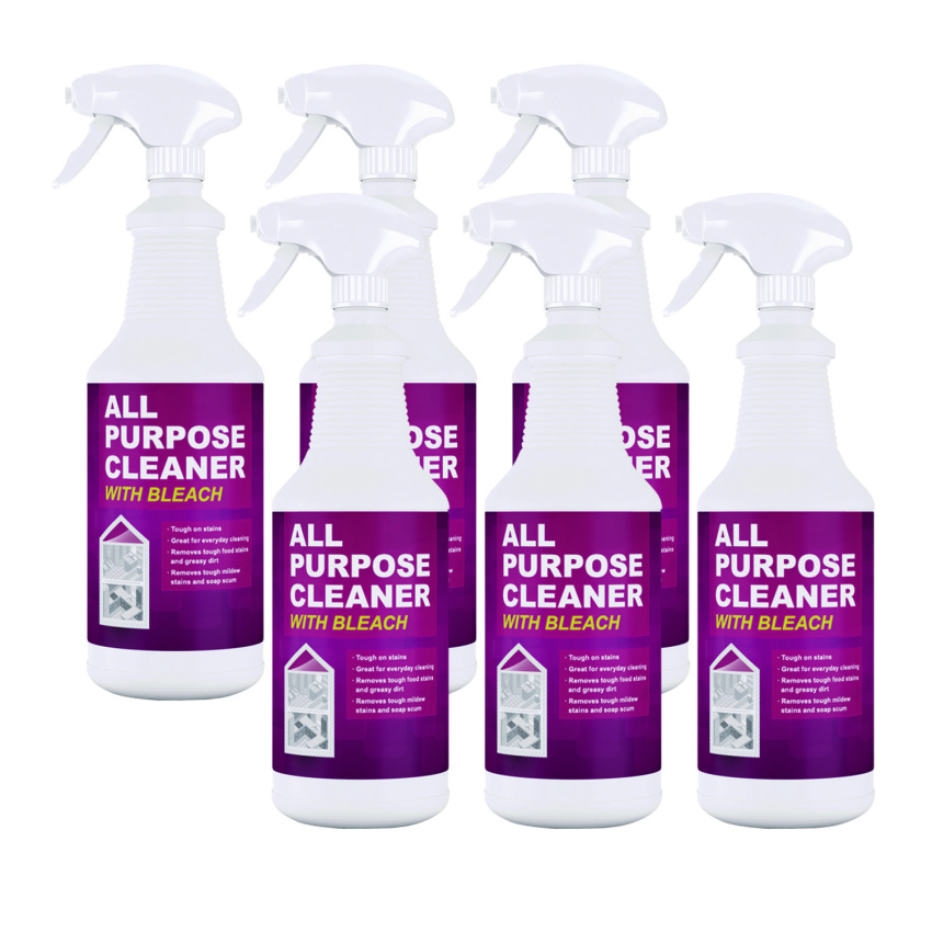 AlphaChem All Purpose Cleaner with Bleach, 32 oz Bottle, 6/Carton ...