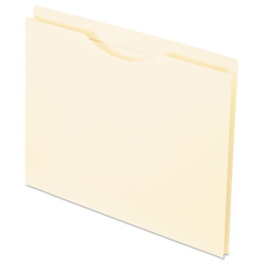 Pendaflex Manila Reinforced File Jackets, 2-Ply Straight Tab, Letter ...