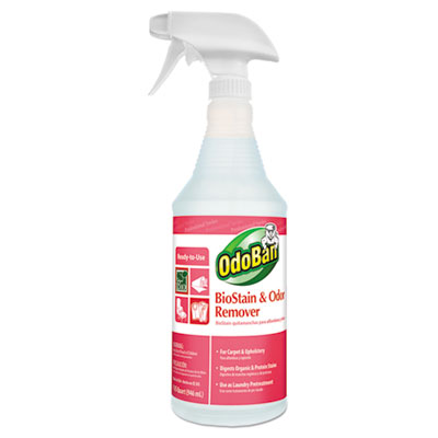OdoBan Biostain And Odor Remover, Clean Fresh Scent, 32 Oz Spray Bottle ...