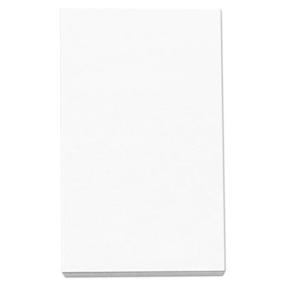 Universal LOOSE WHITE MEMO SHEETS, 3 X 5, UNRULED, PLAIN WHITE, 500 ...