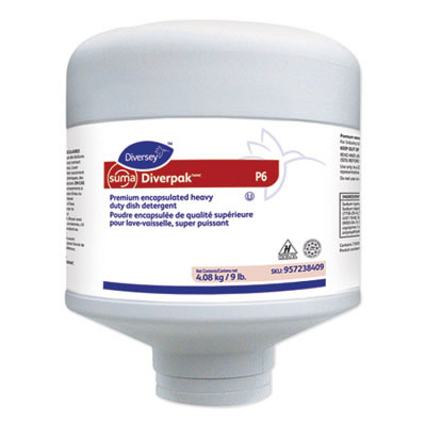 Diversey Suma Diverpak Premium Encapsulated Heavy-Duty Dish Detergent ...