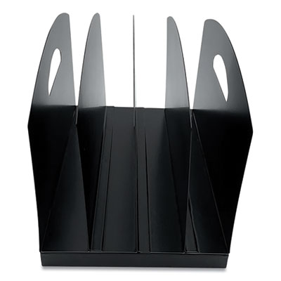 Huron Steel Vertical File Organizer, Flat, 4 Sections, Letter Size ...