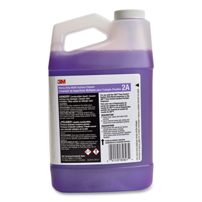3M Heavy-Duty Multi-Surface Cleaner Concentrate, Citrus, 0.5 gal Bottle ...