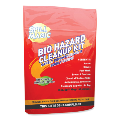 Spill Magic Biohazard Spill CleanUp, 0.75 x 6 x 9 (SMBIOHAZARD ...