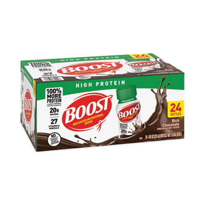 Boost High Protein Complete Nutritional Drink, 8 oz Bottle, 24/Pack ...