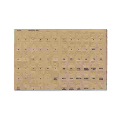 Mediatech Braille Keyboard Overlay Decal (MTQ20805) | SuperWarehouse.com