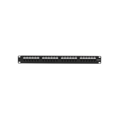 Black Box Cat6 Patch Panel, Punchdown - 1u, Unshielded, 24-port ...
