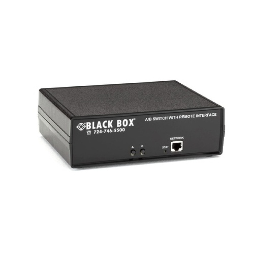 Black Box Cat6 A/b Switch - Latching Rj45 Remote Controlled Ethernet ...