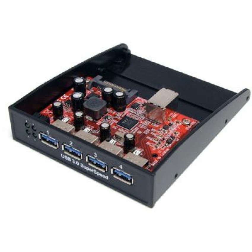 Startech.Com Usb 3.0 Front Panel 4 Port Bay Hub (35BAYUSB3S4)