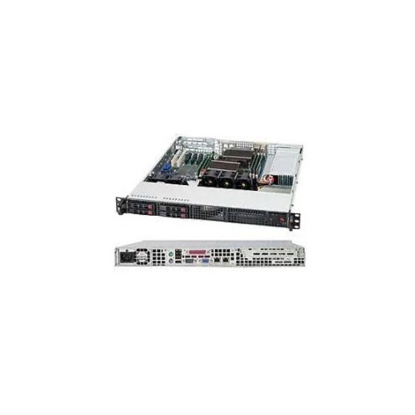 Supermicro Computer 1u Chassis, E-atx, Optimized For Wio (CSE113TQ600WB)