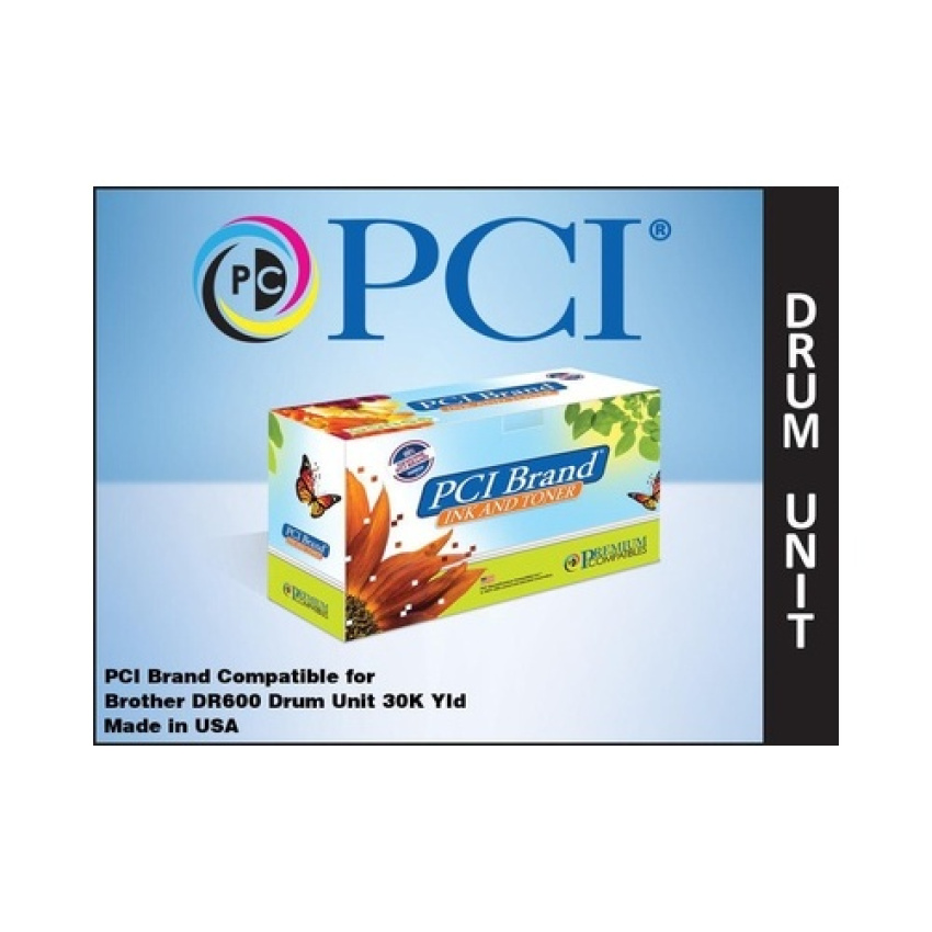 PCI Brand Compatible Brother Dr600 Drum Unit 30000 Page Yield For ...