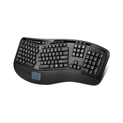 Adesso Wireless Tru-form Ergo Touchpad Keyboard (WKB-4500UB ...