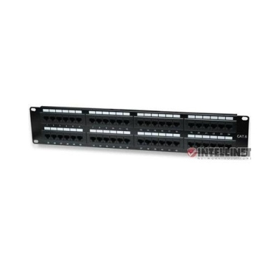 Intellinet Cat6 48 Port Patch Panel (560283) | SuperWarehouse.com