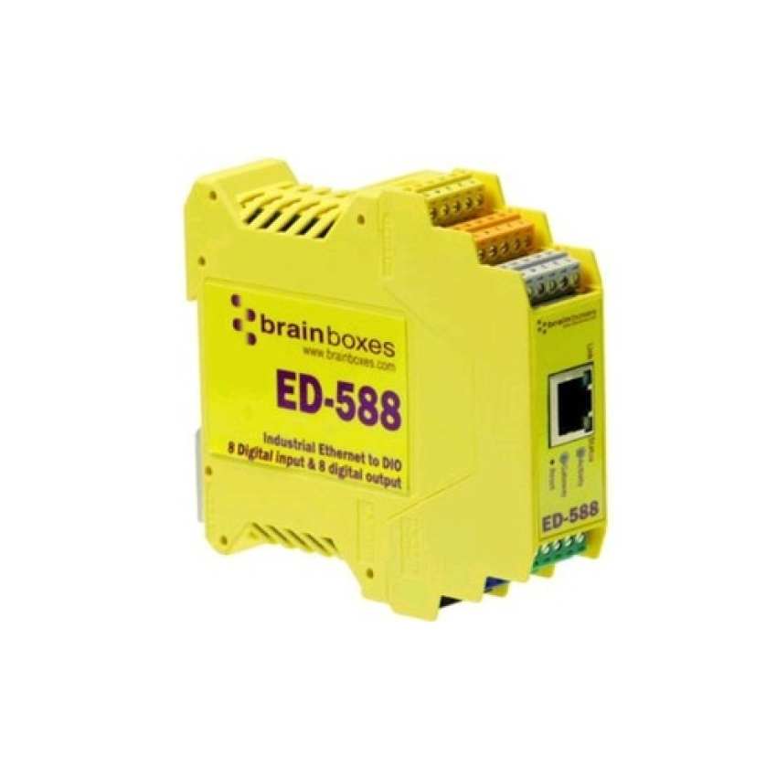 Brainboxes Ethernet 8 Digital Inputs + 8 (ED588)