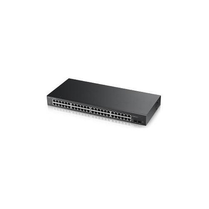 Zyxel Gs1900-48 - 48 Port Gbe L2 Web Managed Rackmount Switch W/2 Sfp ...