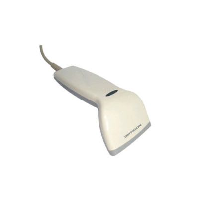 Opticon Ccd Cabled Barcode Scanner, White (C37WR100) | SuperWarehouse.com