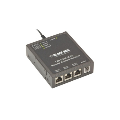 Black Box Console Server - Pots Modem, Dual 10/100, 3-port, Gsa, Taa ...