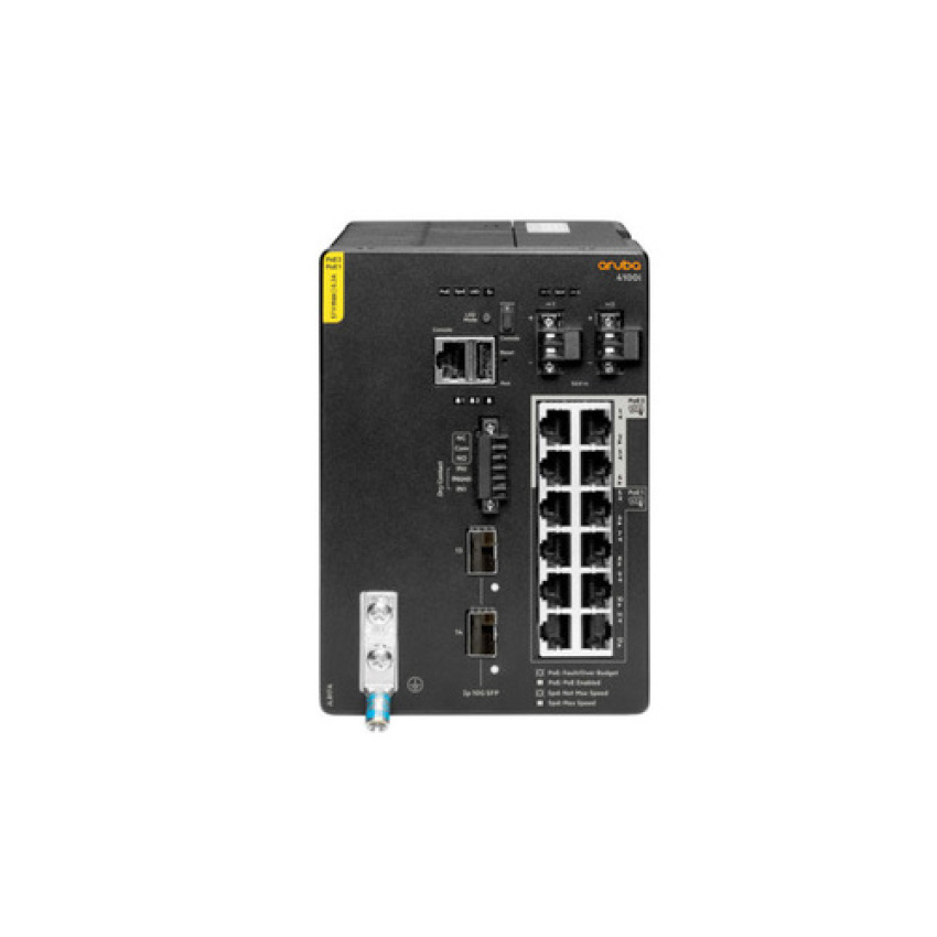 HP Aruba 4100i 12g Cl4/6 Poe 2sfp+ Din Sw (JL817A)