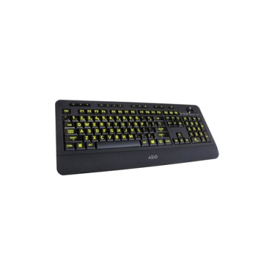 Azio Vision Large-print Keyboard (KB506) | SuperWarehouse.com