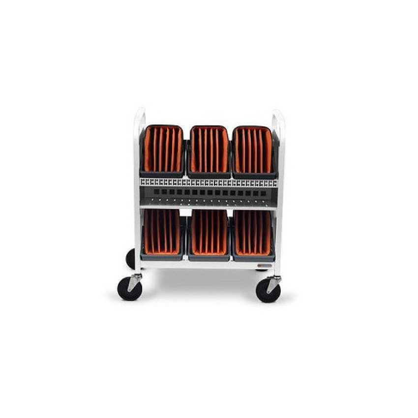 Bretford Cube Transport Cart 30x W/ Caddies, Aw (TVCT30CADAW)