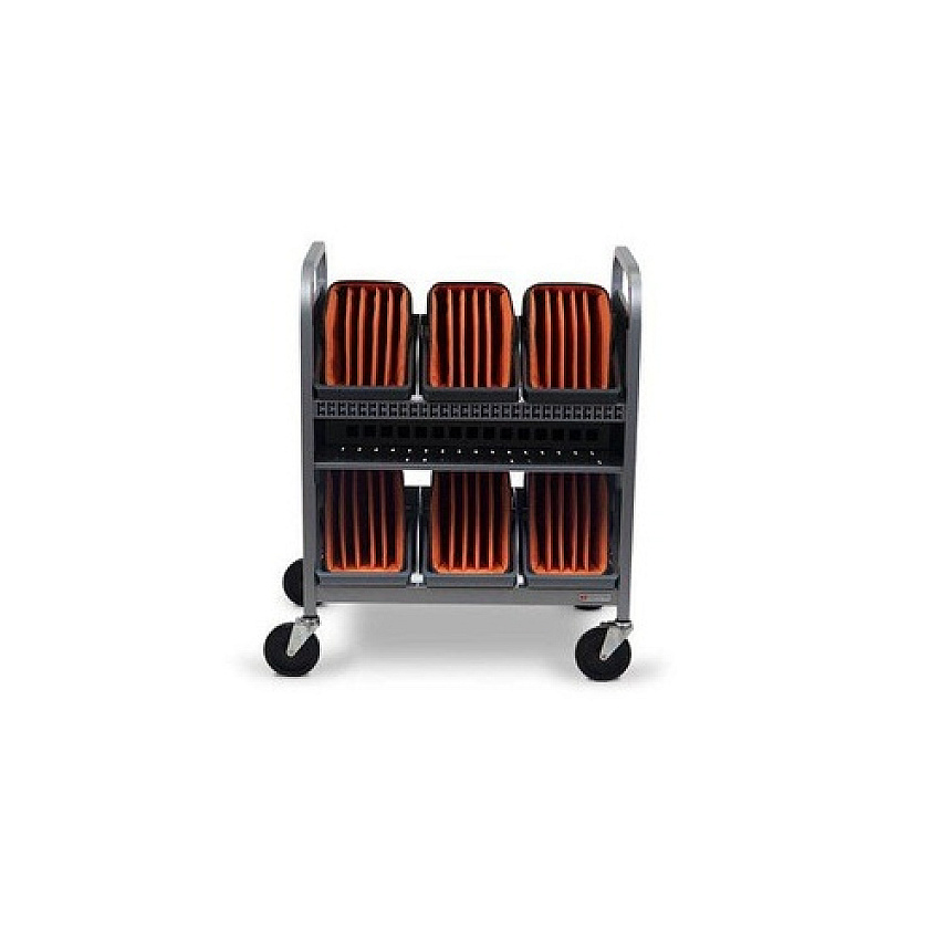 Bretford Cube Transport Cart 30x W/ Caddies, Pm (TVCT30CADPM)