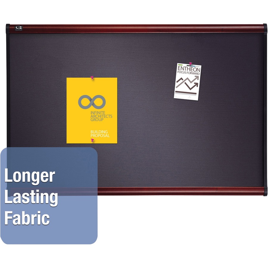 Quartet Prestige Diamond Mesh Bulletin Board (QRTB444M)